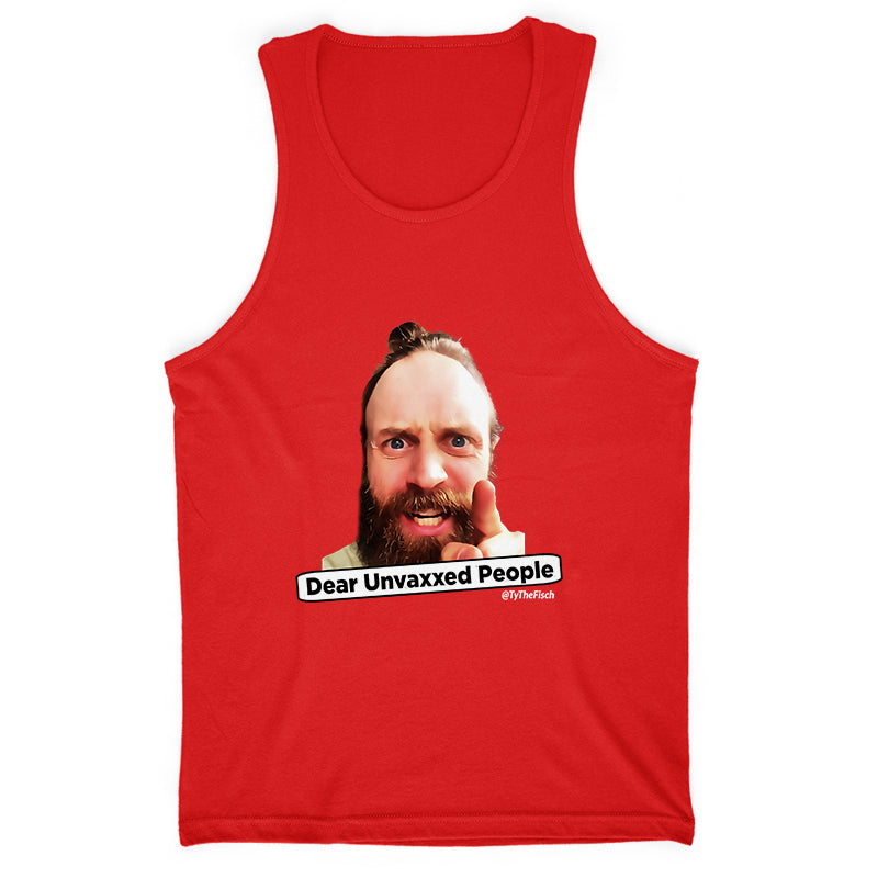 Tyler Fischer | Dear Unvaccinated ppl Men's Apparel – Blue Pack Merch