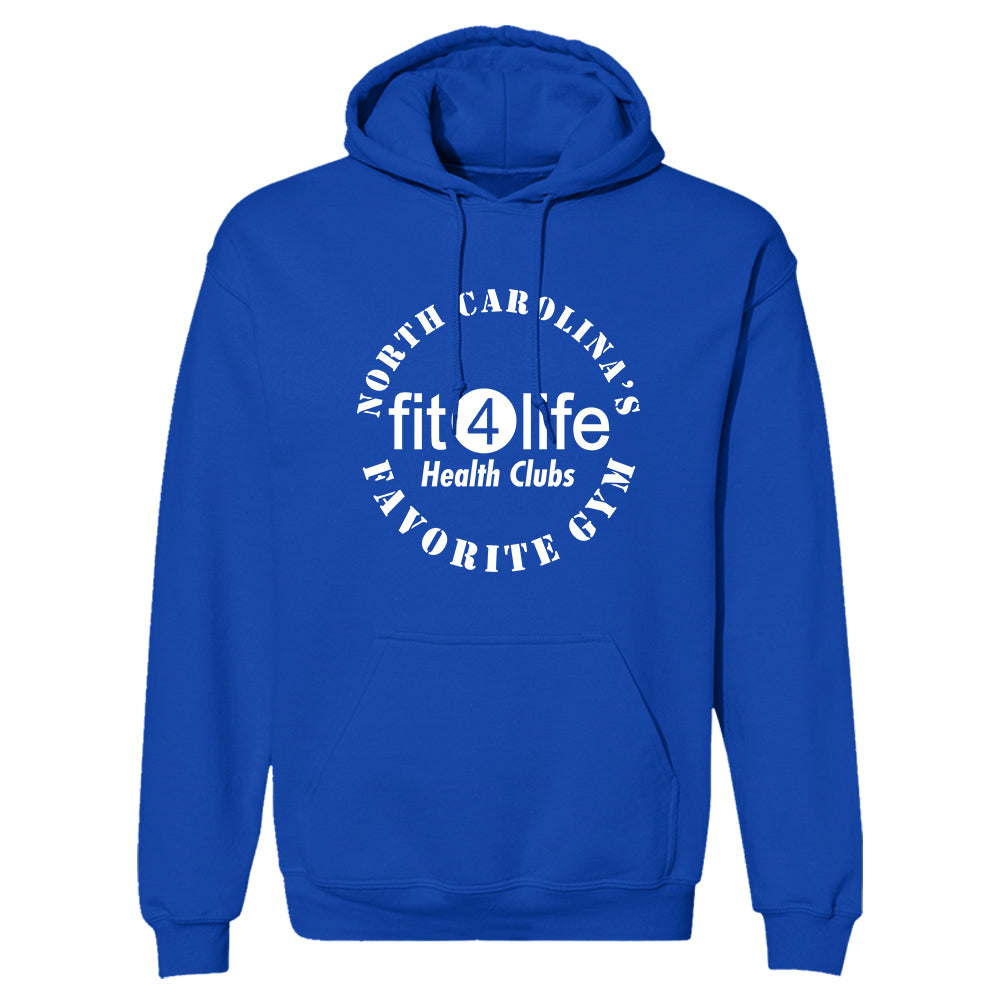 Fit4Life | Favorite Gym Circle Logo Hoodie – Blue Pack Merch