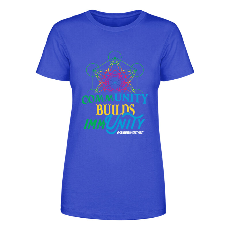 Certified Health Nut | Community Builds Immunity Women's Apparel – Blue ...